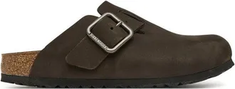 Birkenstock Pantoletten Boston Wire Buckle 1032762 Dunkelbraun