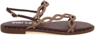 Bibi Lou Femme, Chaussures, Brun, Taille: 41 EU Sandales Plates