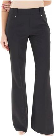 Liu Jo Femme, Pantalons, Noir, Taille: 42 FR Wide Pantalons