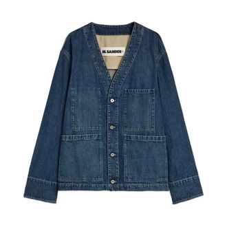 Jil Sander Homme, Vestes, Bleu, Taille: M Sportswear