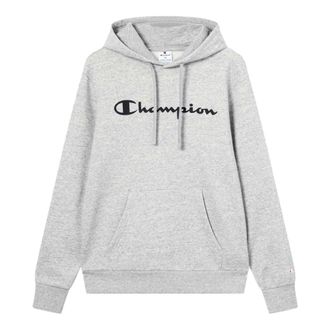 Champion Big Printed Logo Sweat &agrave; capuche - Homme - Sweatshirts et sweats &agrave; capuche - Gris - Taille: 2XL
