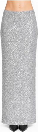 Jijil Femme, Jupes, Gris, Taille: 38 FR Jpe26Go133 Maxi Skirt