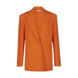 Stella McCartney Tangerine Oversized Blazer - - Jackets - Damen - Orange - L