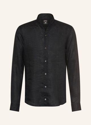 van Laack Van Laack Leinenhemd Vl-Rudo-K Slim Fit Mit Stehkragen blau