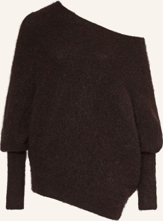 Gestuz One-Shoulder-Pullover Gzdebbie Mit Mohair braun