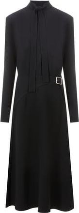 Jil Sander Robe noir &eacute;vas&eacute;e