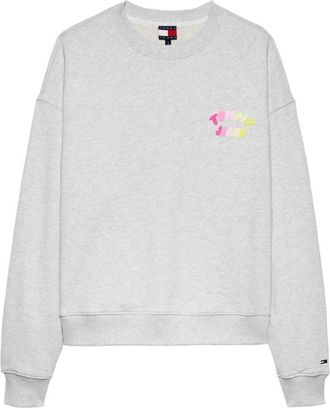 Tommy Hilfiger Femme, Sweatshirts et sweats &agrave; capuche, Gris, Taille: 40 FR Bubble SweaT-shirt