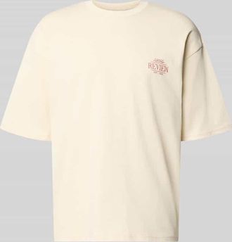 Review Oversized T-Shirt mit r&uuml;ckseitigem Print