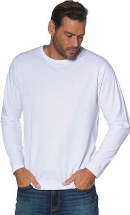 JP1880 Hommes Grandes Tailles L-8XL Shirt Manches Longues en Coton Blanc 3XL 702559 20-3XL
