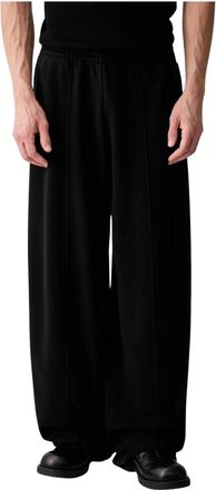 Maison Margiela Pantalon de surv&ecirc;tement &agrave; coutures pinc&eacute;es - Homme - Pantalons - Noir - Taille: M