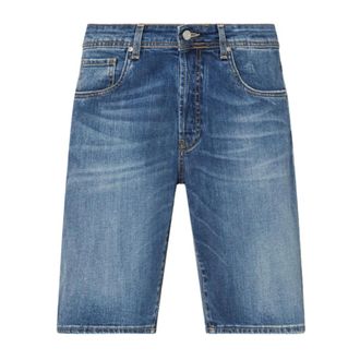 Liu Jo Homme, Shorts, Bleu, Taille: W33 Jeans Bermuda Bruce