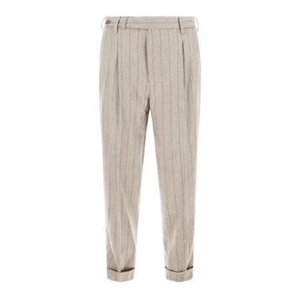 Pantaloni Torino Pantalon de costume - Homme - Pantalons - Beige - Taille: S