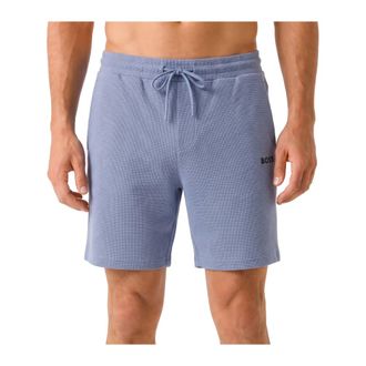 HUGO BOSS Waffel-Shorts - - Shorts - Herren - Blau - M