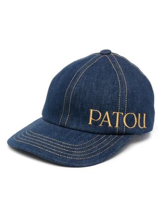Patou Caps & M&uuml;tzen - Navy Blue Organic Cotton Blend Denim Hat - Gr. M - in Schwarz - f&uuml;r Damen