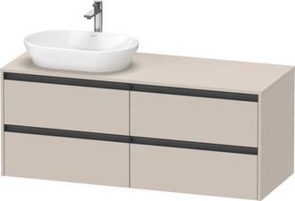 Duravit Ketho.2 Waschtischunterbau, Beckenausschnitt links, - Duravit