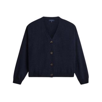 SOEUR Idem Cardigan - - Knitwear - Damen - Blau - XS