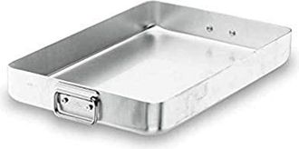 Lacor 20555A Bratpfanne mit Abfallen Griffen 55 cm