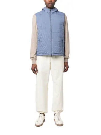 Manzoni24 Womens Hooded Padded Gilet Ss23 M