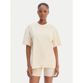 Reebok T-Shirt Reebok x Ewa Chodakowska RK25611CCW Beige Relaxed Fit