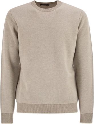 PESERICO Homme, Pulls, Beige, Taille: 3XL Pull en Tricot Ras du Cou