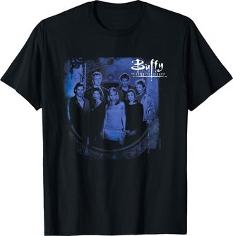 Buffy the Vampire Slayer Buffy The Vampire Slayer Blue Vintage Scooby Gang T-Shirt
