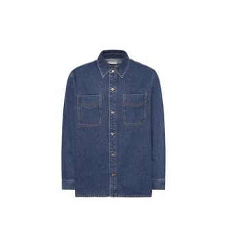 Calvin Klein Chemise denim droit col classique en coton