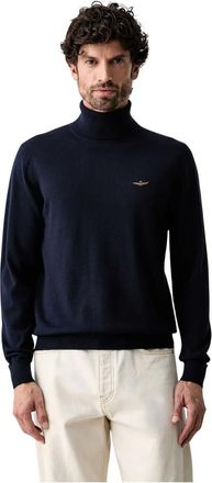 Aeronautica Herren, Strickwaren, Blau, XLGr&ouml;&szlig;e