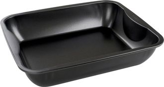 Zenker XXL-Brat- und Auslaufform (40 x 8 x 34 cm) SPECIAL COOKING, rechteckige Ofenform mit Antihaftbebeschichtung, Backblech für krosse Braten & saftige Auf