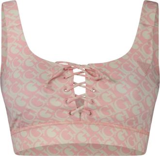 Guess Femme, Tops, Rose, Taille: 38 FR Haut Rose avec Bretelles larges