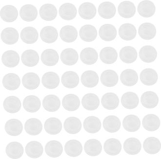 Valiclud 100 Stück Selbstklebende Transparente Silikon Puffer Pads für Schranktüren Möbel Stoßdämpfer Geräuscharm und Flexibel Geeignet für Toilettendeckel und