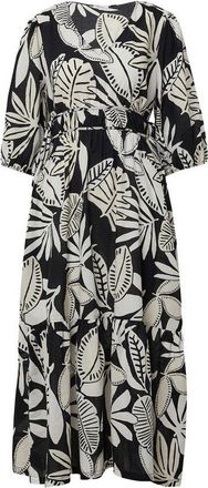 s.Oliver Midikleid Kleid Midikleid aus Baumwolle mit Binde-Details