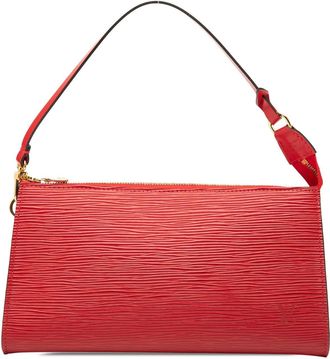 Louis Vuitton Hobo Bags - Epi Pochette Accessoires - Gr. unisize - in Rot - f&uuml;r Damen
