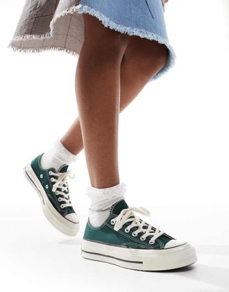 Converse Chuck 70 Ox - Baskets - Vert foncé