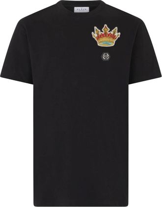 Philipp Plein Homme, Tops, Noir, Taille: XL T-Chemises