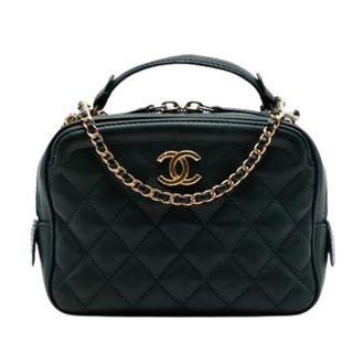 Chanel Pre-owned Vintage Quilted Satchel - - Pre-owned - Damen - Gr&uuml;n - ONE SIZE