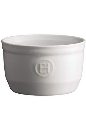 Emile Henry Eh111009 Le N°9 Ramequin Céramique Blanc Farine 9 X 9 X 5,5 cm