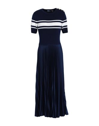 Ralph Lauren HYBRID SWEATER-PLEATED DRESS