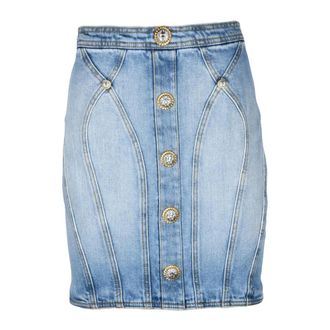 Balmain Mini-Jeansrock - - Skirts - Damen - Blau - S