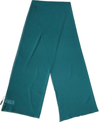 Dolce & Gabbana Femme, Accessoires, Vert, Taille: ONE Size Silk Neck Wrap Shawl Stole