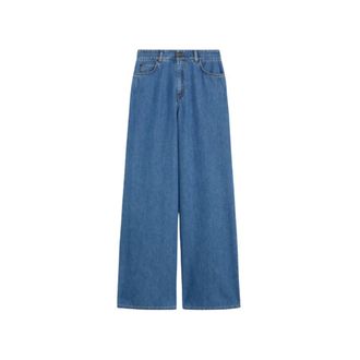 Max Mara Femme, Jeans, Bleu, Taille: 40 FR Vega Wide Leg Jeans