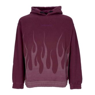 Vision Of Super Vision OF Super, Homme, Sweatshirts et sweats à capuche, Brun, Taille: S Sweat à Capuche Flames Homme