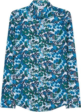 Seidensticker Herren zakelijk overhemd Hemd, T&uuml;rkis, 36 EU