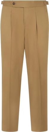 HUGO BOSS Homme, Pantalons, Beige, Taille: L Pantalon Droit en Coton