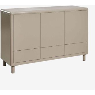 Sklum Sideboard 120x80 cm aus Michigan-Stahl Moka Braun