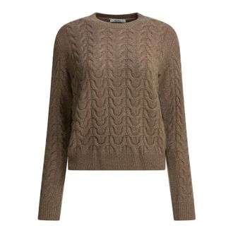 Max Mara Damen, Strickwaren, Braun, MGr&ouml;&szlig;e