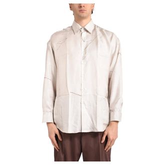 Costumein Homme, Chemises, Beige, Taille: XL Valentino Shirt