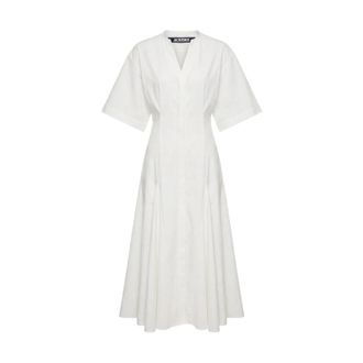 Jacquemus La Robe Moisson - - Dresses - Damen - Wei&szlig; - XS