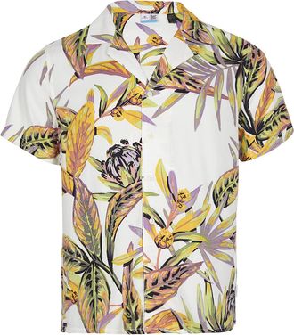 O'Neill Herren Print Shirt Hemd, 31022 White Tropical Flower, XXL/3XL