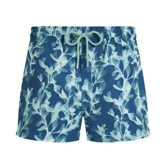 Vilebrequin Short Stretch Swim Shorts X-Ray Seaweed - - Swimwear - Herren - Blau - L