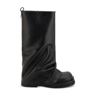 The Attico Femme, Chaussures, Noir, Taille: 39 EU Robin Combat Bottes